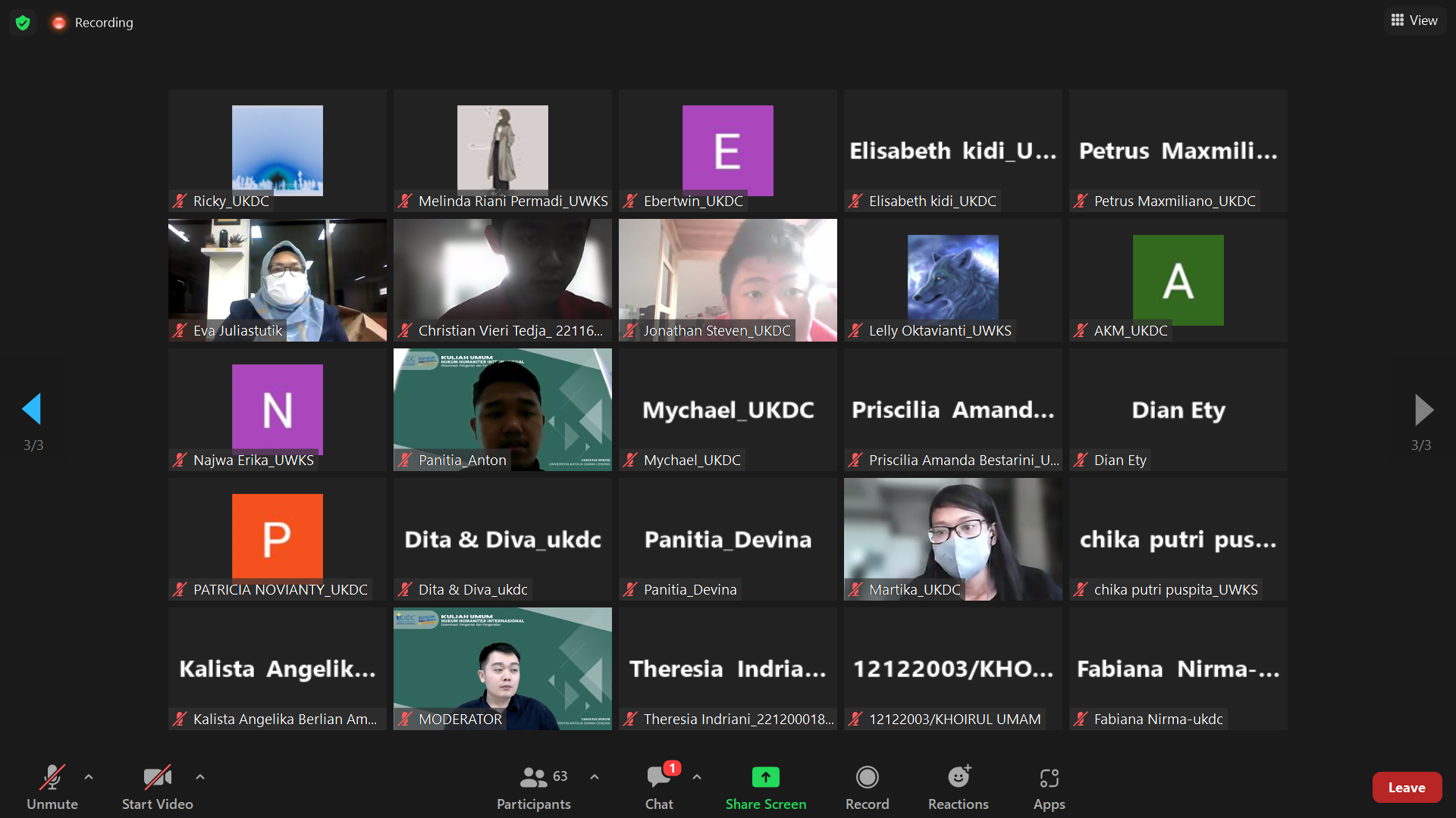Kuliah Umum Hukum Humaniter Internasional - Program Studi Ilmu Hukum